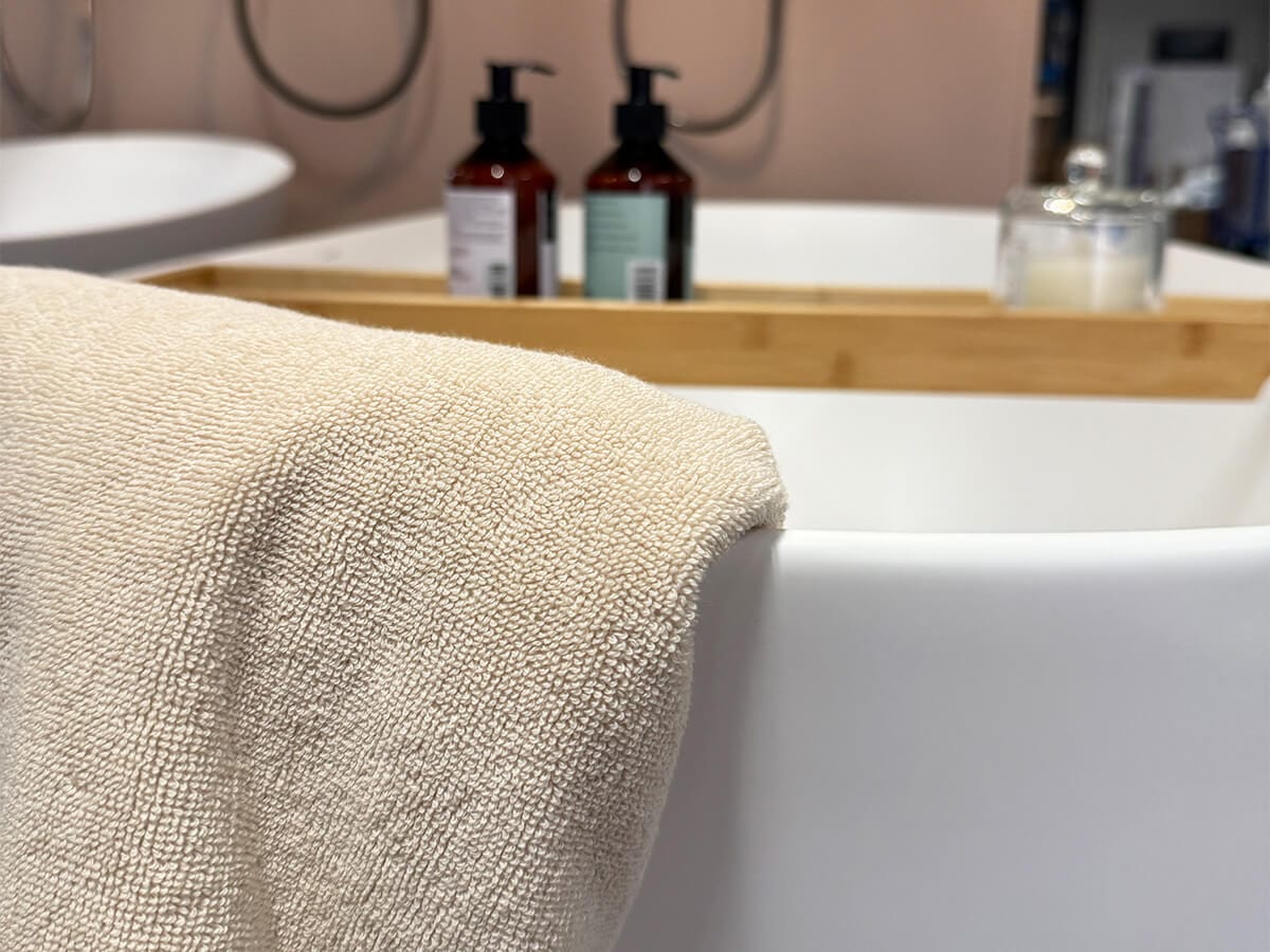 Beige håndklær - Fine og myke håndklær til badet | Bad.no