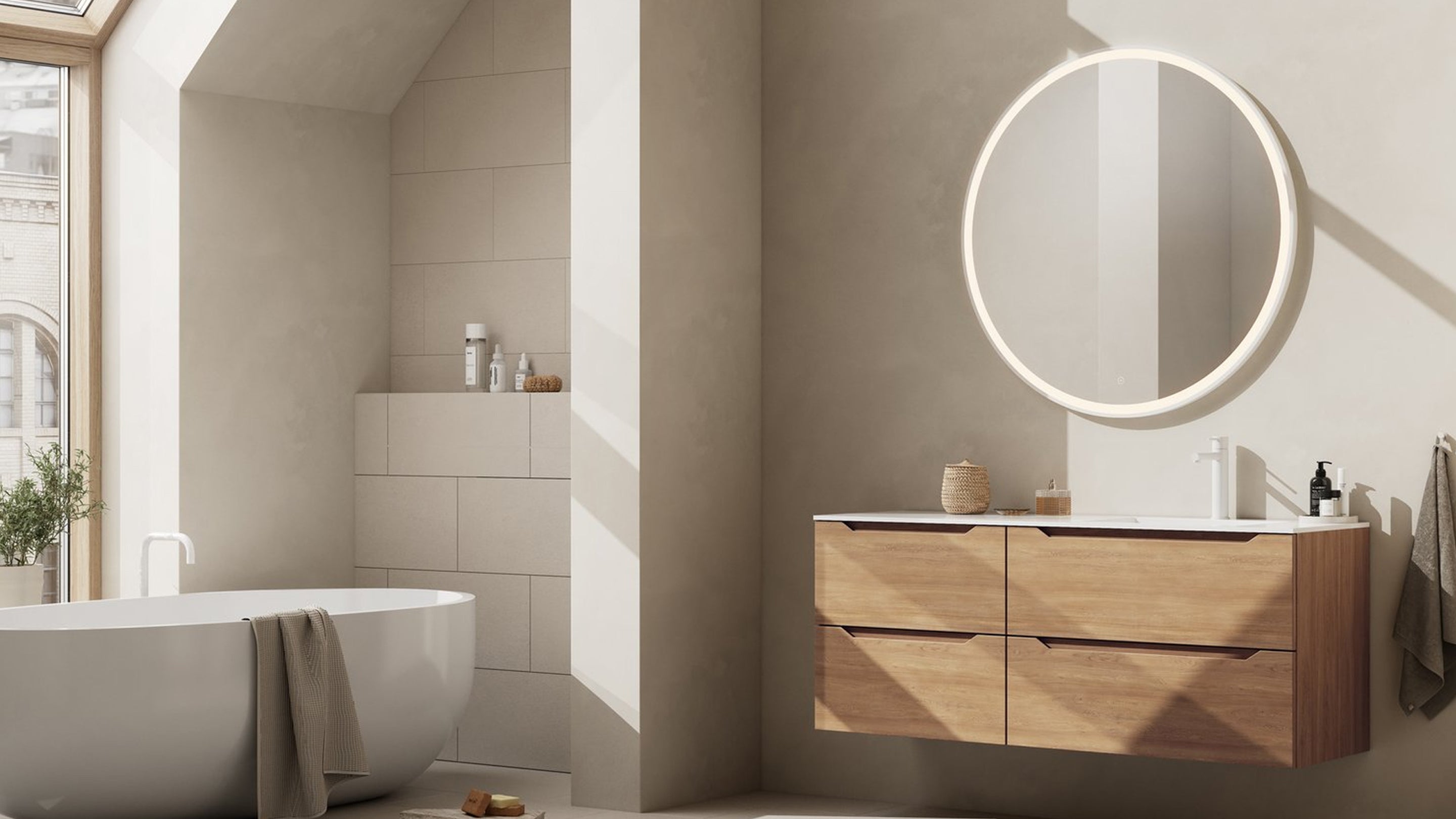 Linn Bad Emma: Baderomsmøbler med Integrert Håndtak | Bad.no