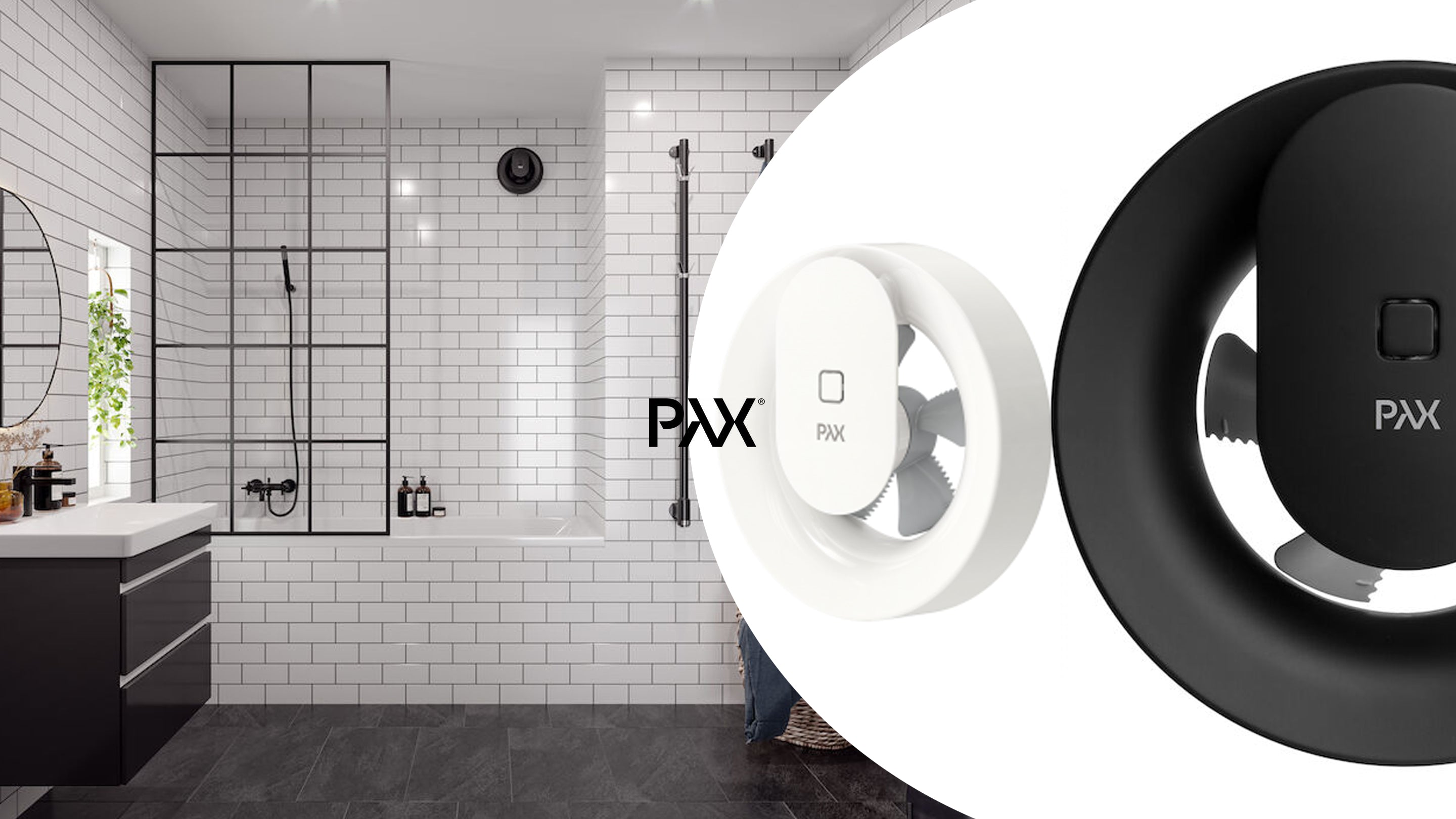 Pax Baderomsvifter - Optimer ditt inneklima | Bad.no