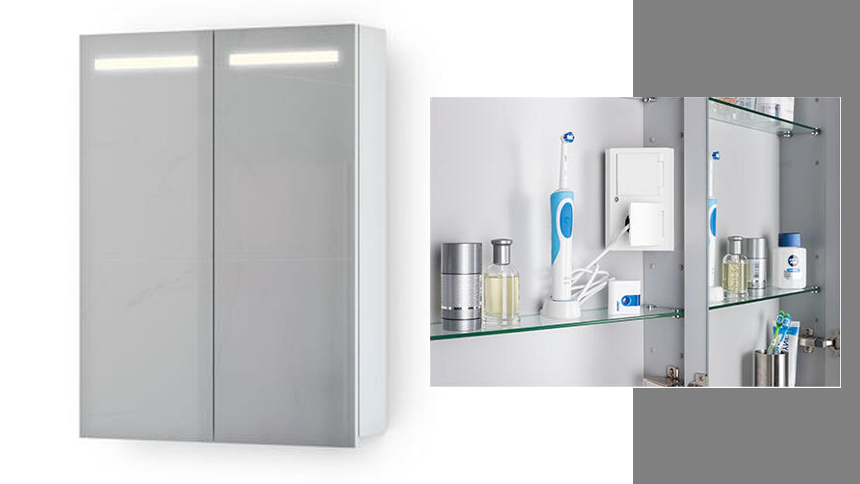 Vikingbad Speilskap: LED Lys & Smart Oppbevaring - Bad.no