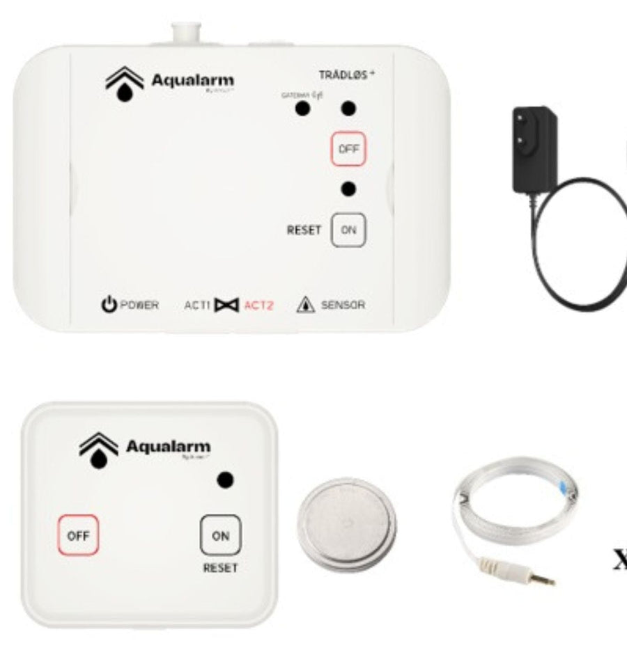 Altech Aqualarm Hovedenhet Trådløs uten ventil - Bad.no