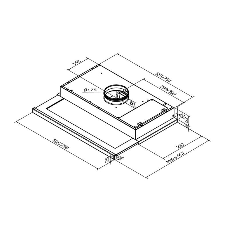 RørosHetta Slide Sense Ventilator til Overskap | Bad.no